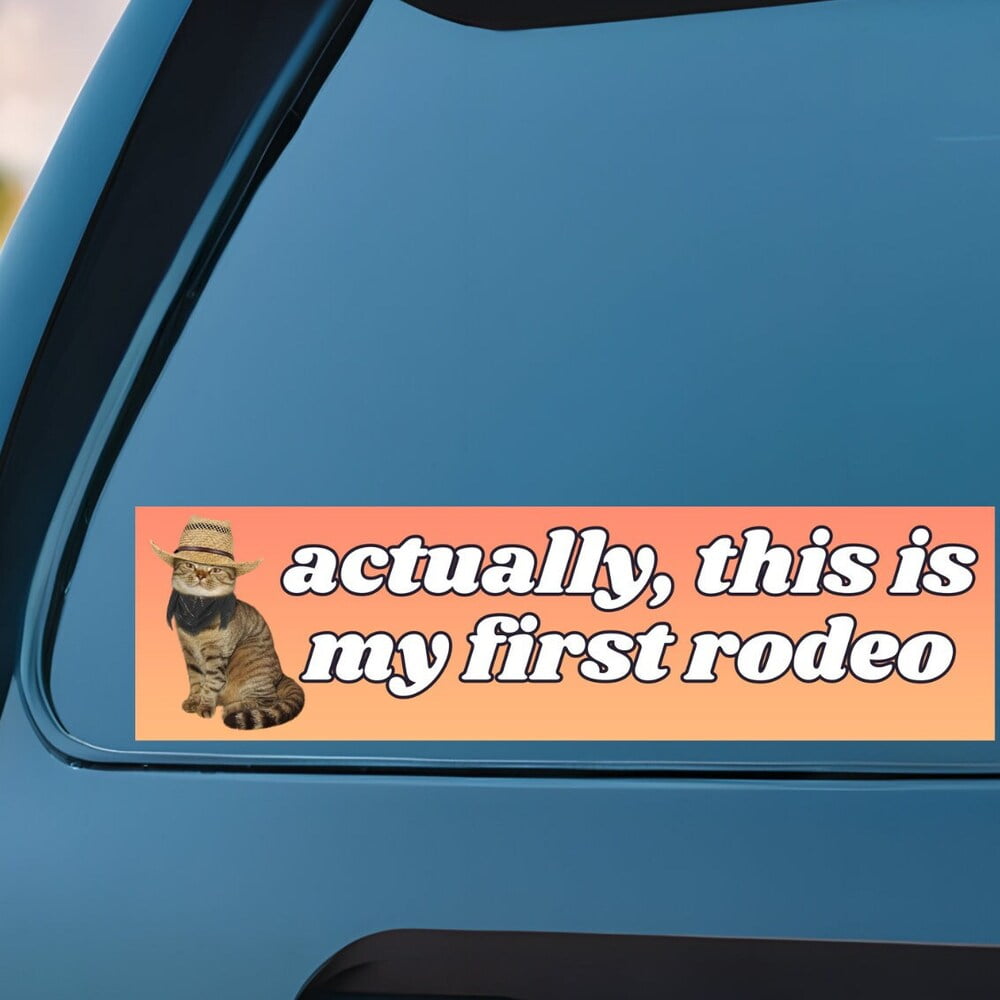 Kira .1578 Sticker - First Rodeo Bumper Bumper Gift - Hot Trending ...