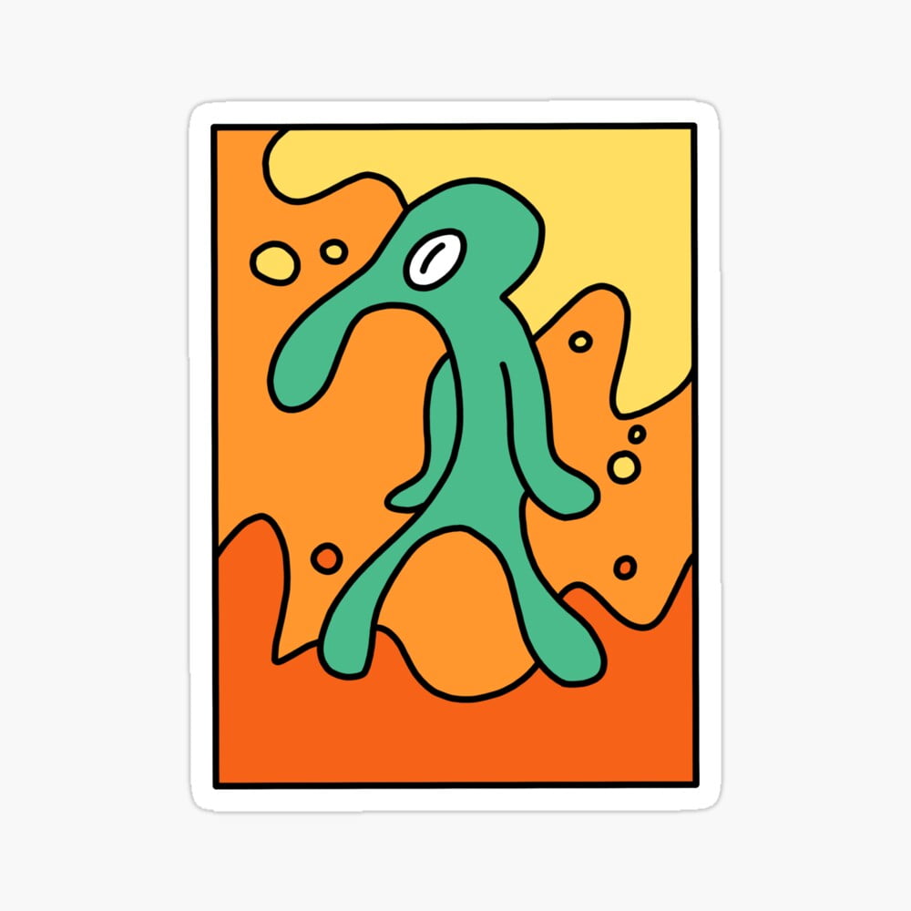 Kira .1763 Sticker - Squidward - Hot Trending Vinyl Sticker - Walmart.com