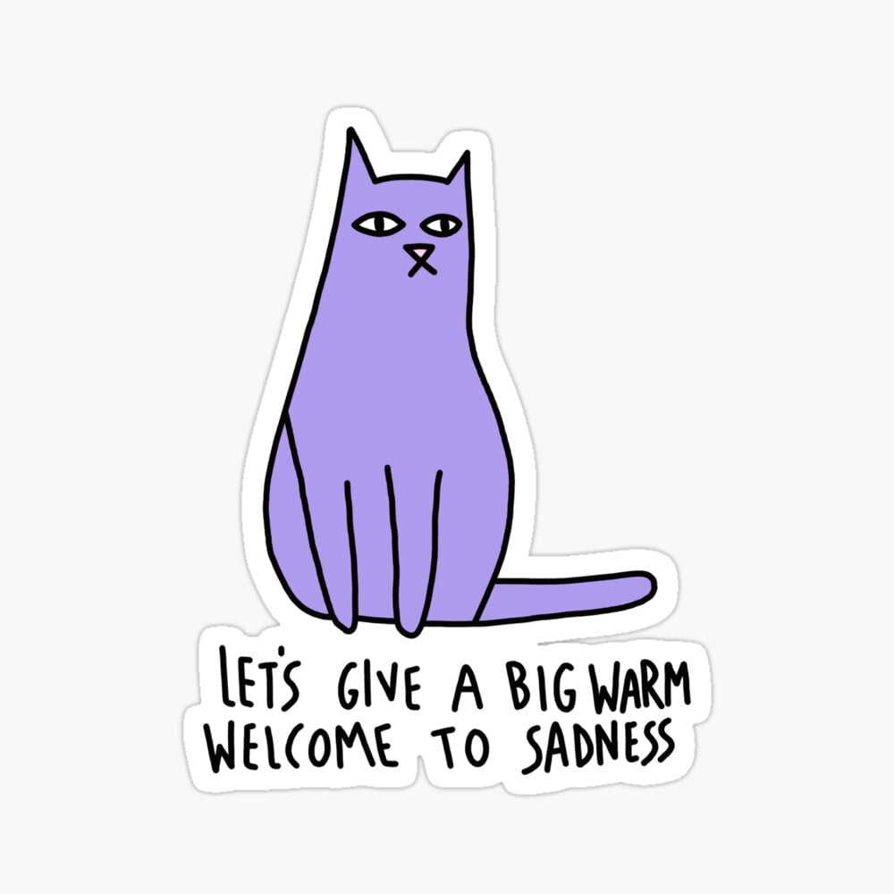 Kira .1783 Sticker - Purple Cat - Hot Trending Vinyl Sticker - Walmart.com