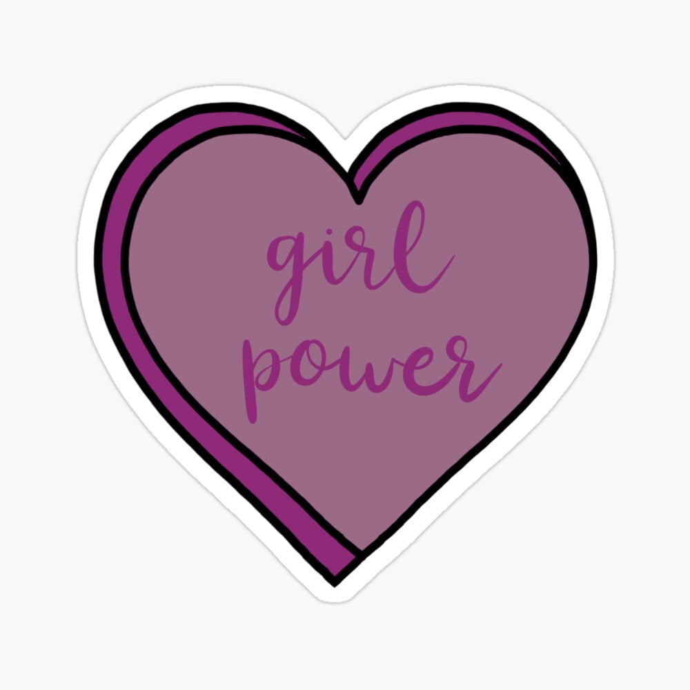 Kira .1821 Sticker - Girl Power - Hot Trending Vinyl Sticker - Walmart.com