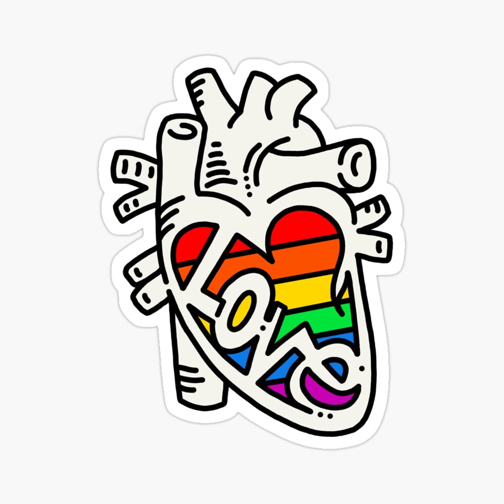Kira .1908 Sticker - Love Heart - Hot Trending Vinyl Sticker - Walmart.com