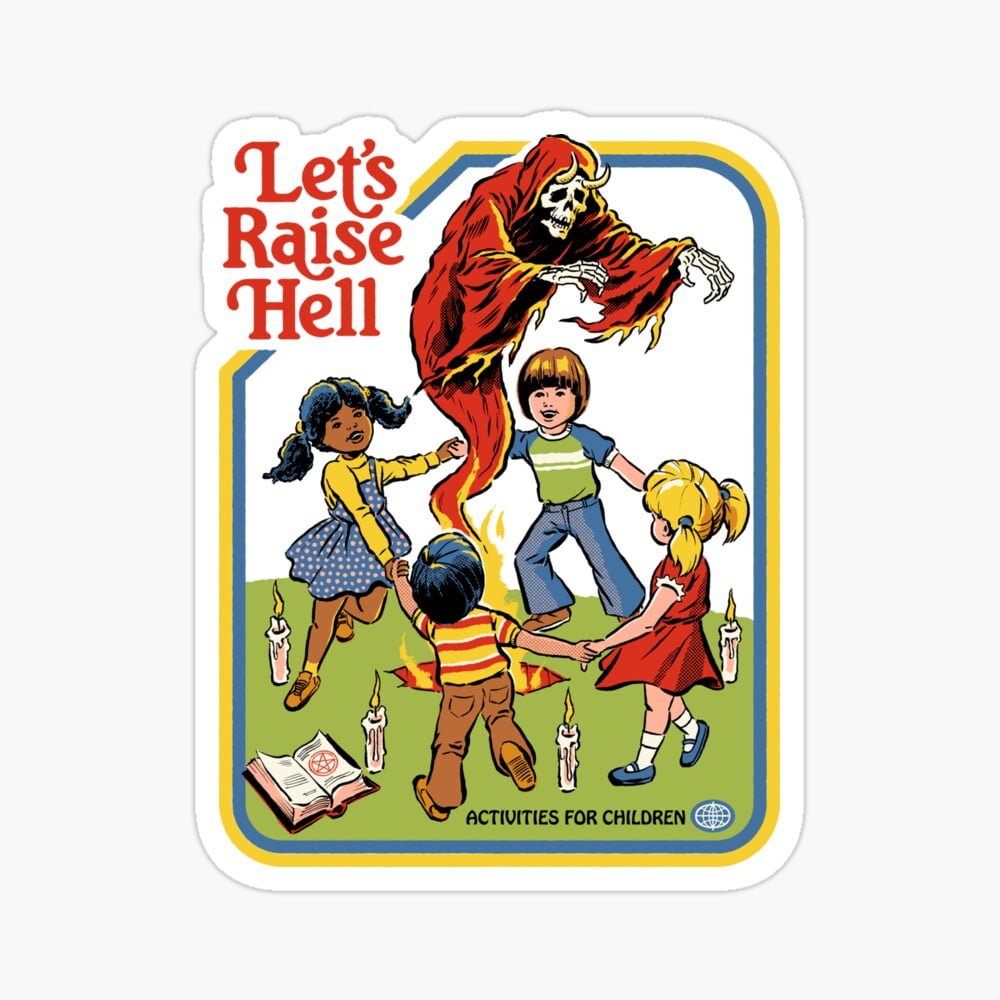 Kira .2063 Sticker - Let'S Raise Hell - Hot Trending Vinyl Sticker ...
