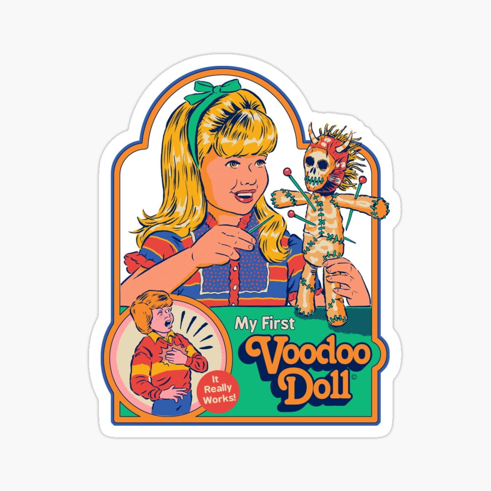 Kira .2131 Sticker - My First Voodoo Doll - Hot Trending Vinyl Sticker ...