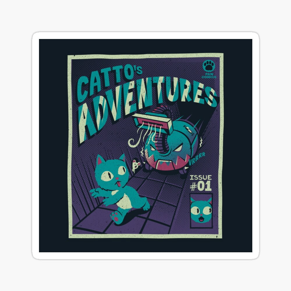 Kira .2411 Sticker - Catto Adventures - Hot Trending Vinyl Sticker ...