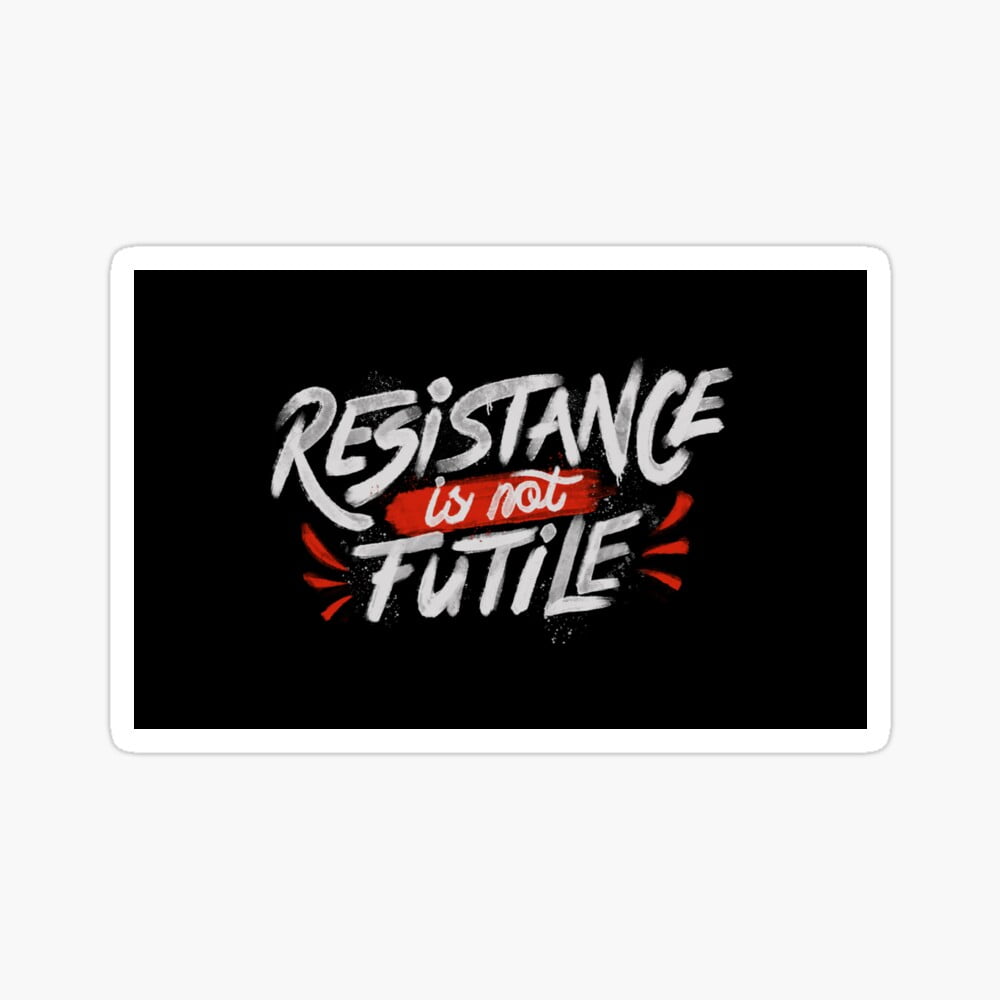 Kira .2413 Sticker - Resistance Is Not Futile - Hot Trending Vinyl Sticker - Walmart.com