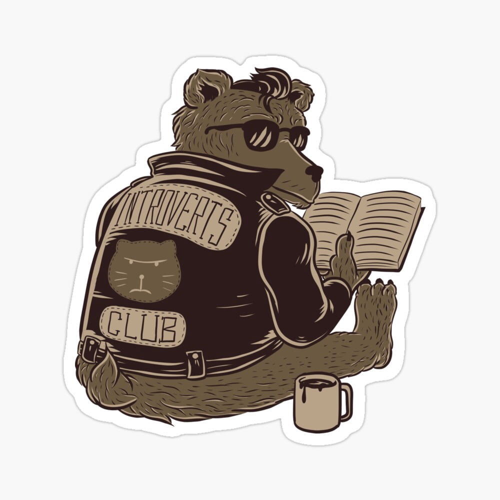 Kira .2538 Sticker - Introverts Club - Hot Trending Vinyl Sticker ...