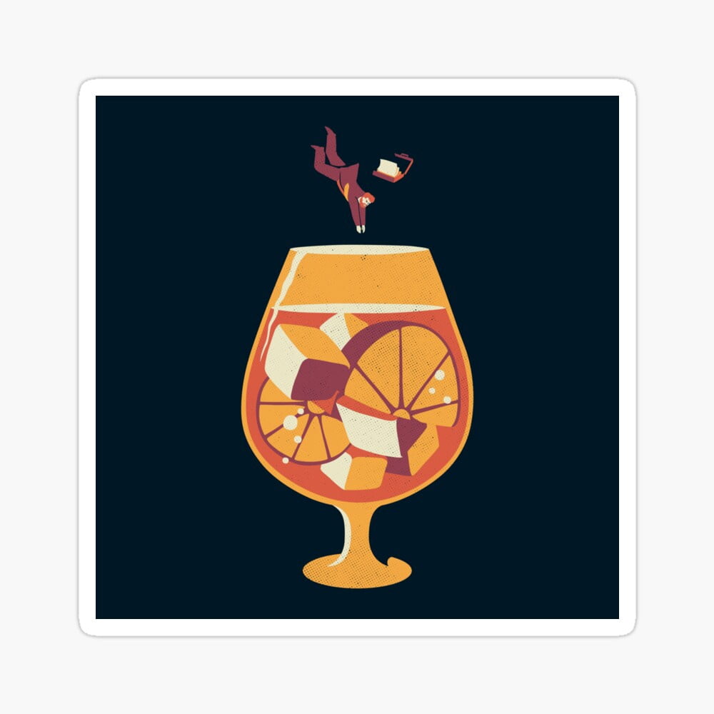 Kira .2588 Sticker - Aperol Spritz Dive In Summer Design Ceo - Hot ...