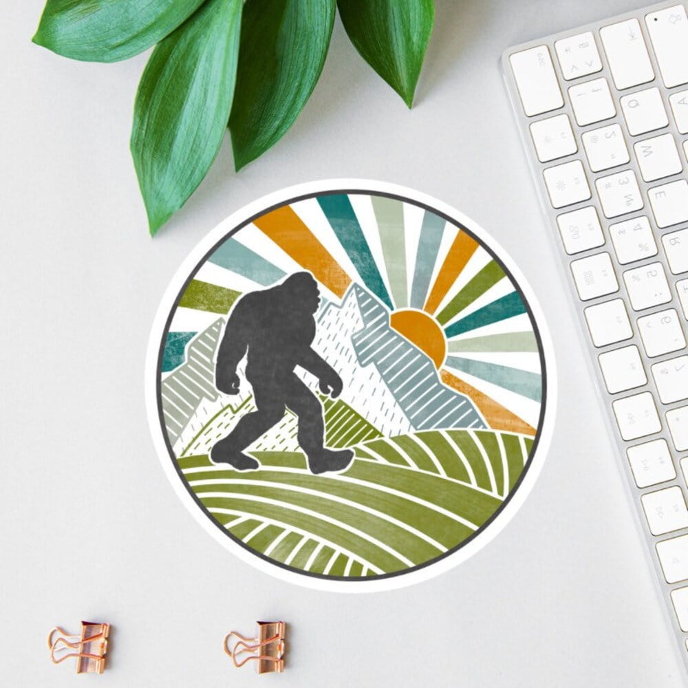 Kira .279 Sticker - Bigfoot, Cute Sasquatch, Easily Distracted By ...