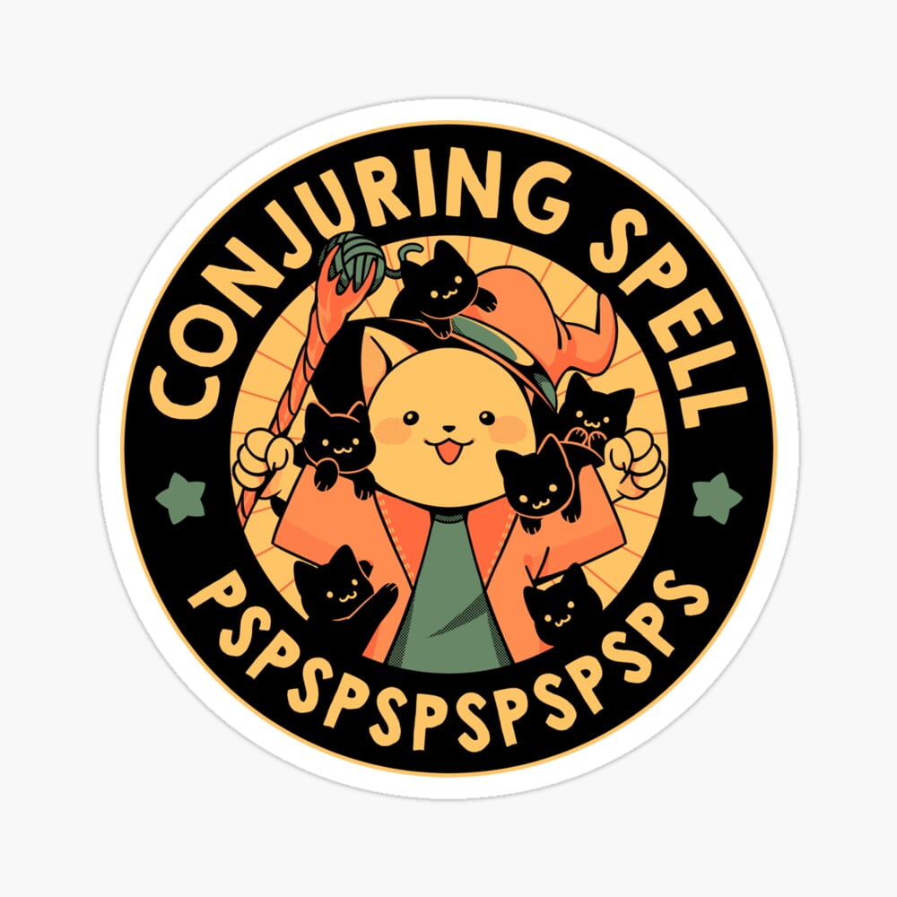 Kira .2999 Sticker - Conjuring Spell Pspsps - Hot Trending Vinyl ...