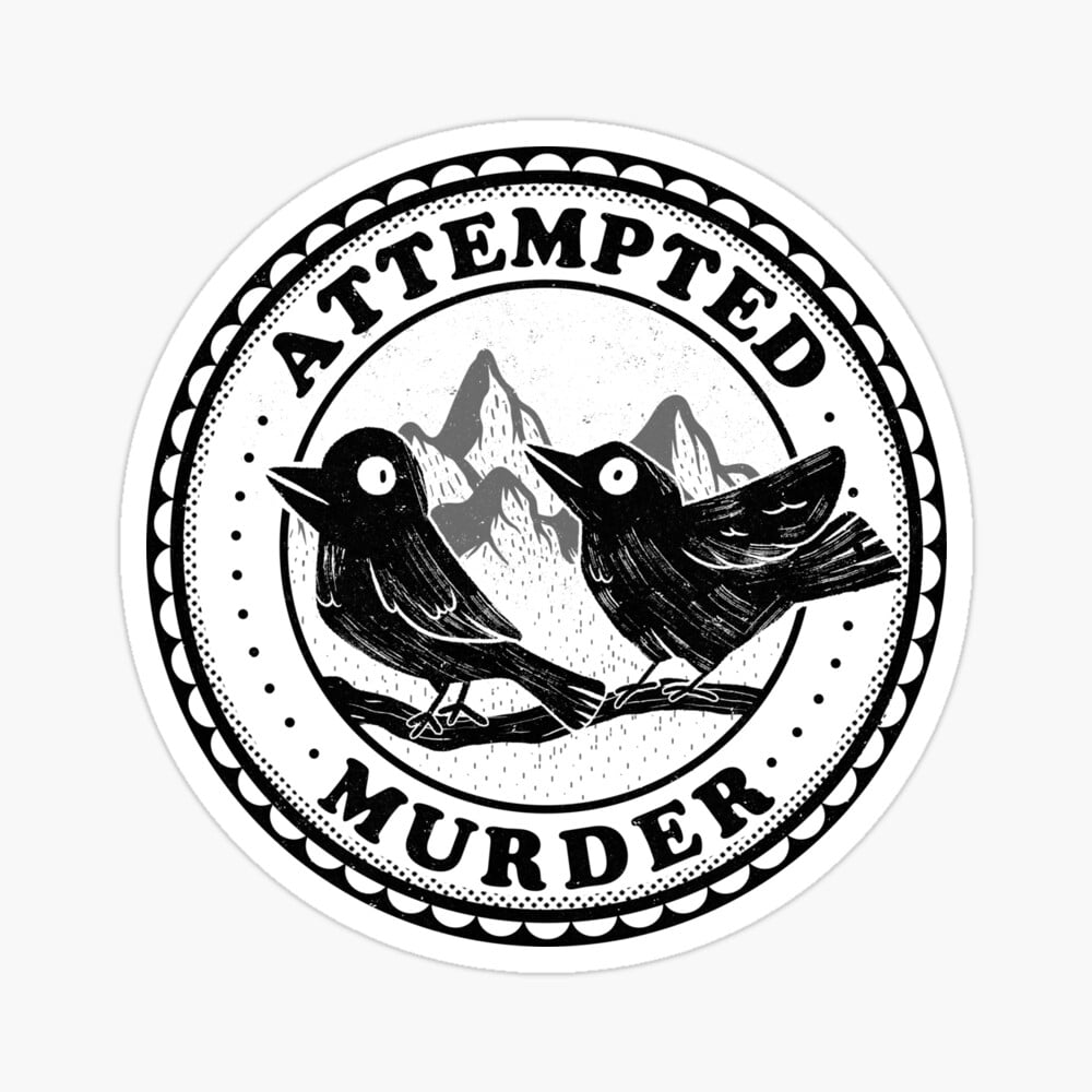 Kira .3000 Sticker - Attempted Murder Crows - Hot Trending Vinyl ...