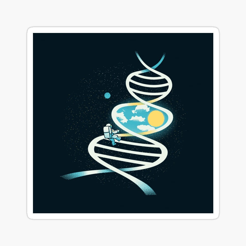 Kira .3217 Sticker - Dna Astronaut Science Window - Hot Trending Vinyl ...