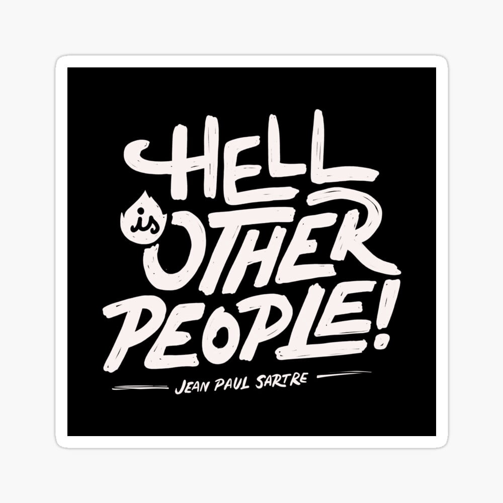 Kira .3218 Sticker - Hell Is Other People! - Hot Trending Vinyl Sticker ...