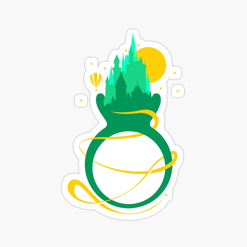 Kira .3241 Sticker - Emerald Ring - Hot Trending Vinyl Sticker ...