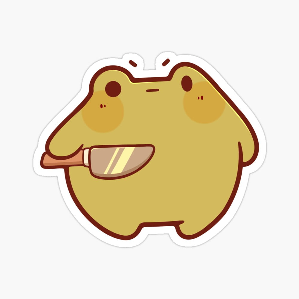 Kira .3509 Sticker - Knife Frog - Hot Trending Vinyl Sticker - Walmart.com