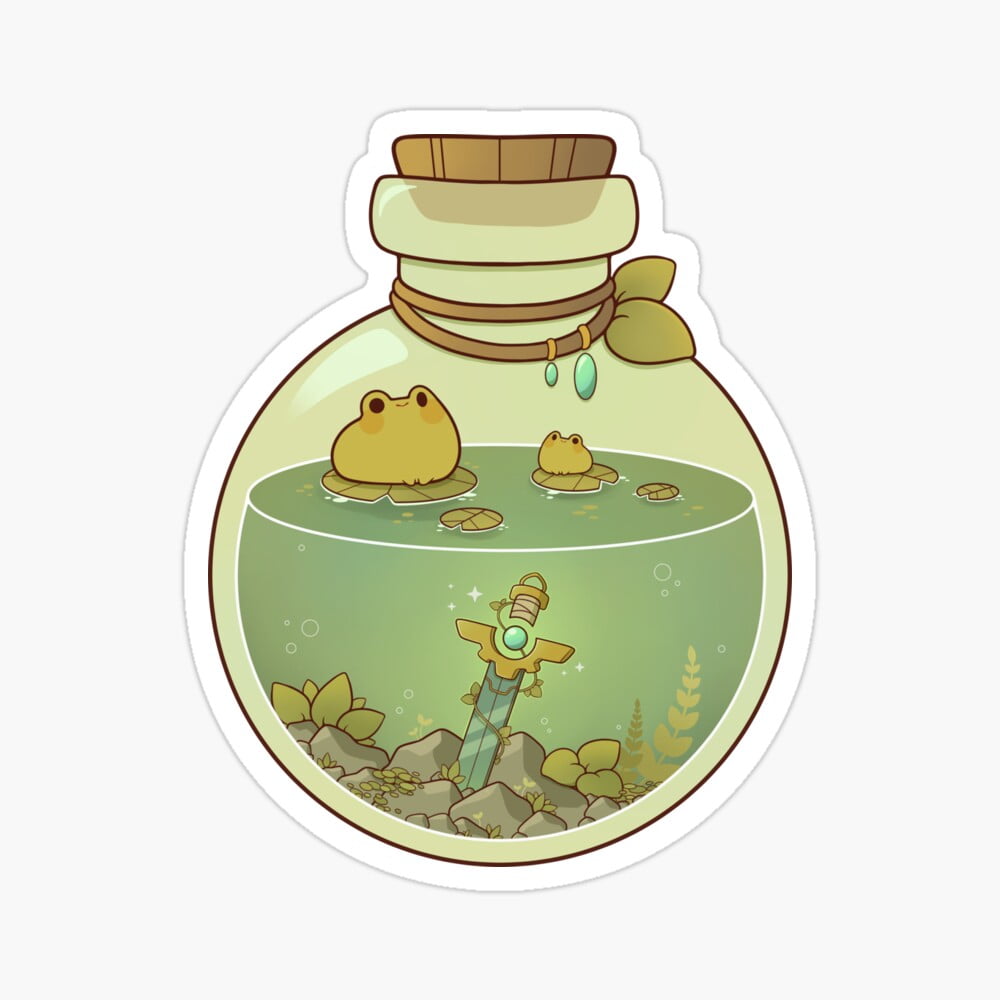 Kira .3579 Sticker - Magic Frog Potion - Hot Trending Vinyl Sticker ...