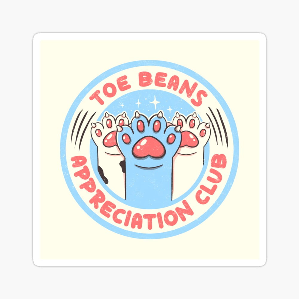 Kira .3819 Sticker - Toe Beans Appreciation Club - Hot Trending Vinyl Sticker - Walmart.com