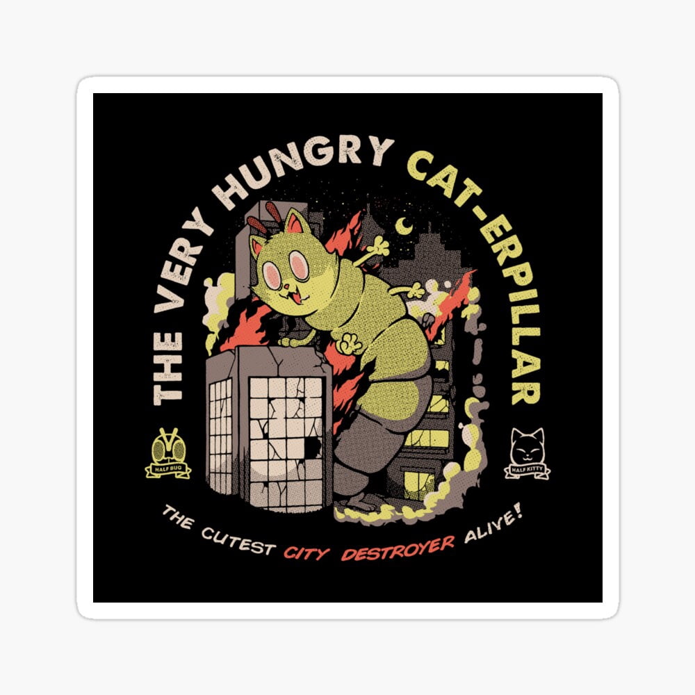 Kira .4094 Sticker - A Very Hungry Cat-Erpillar - Hot Trending Vinyl ...