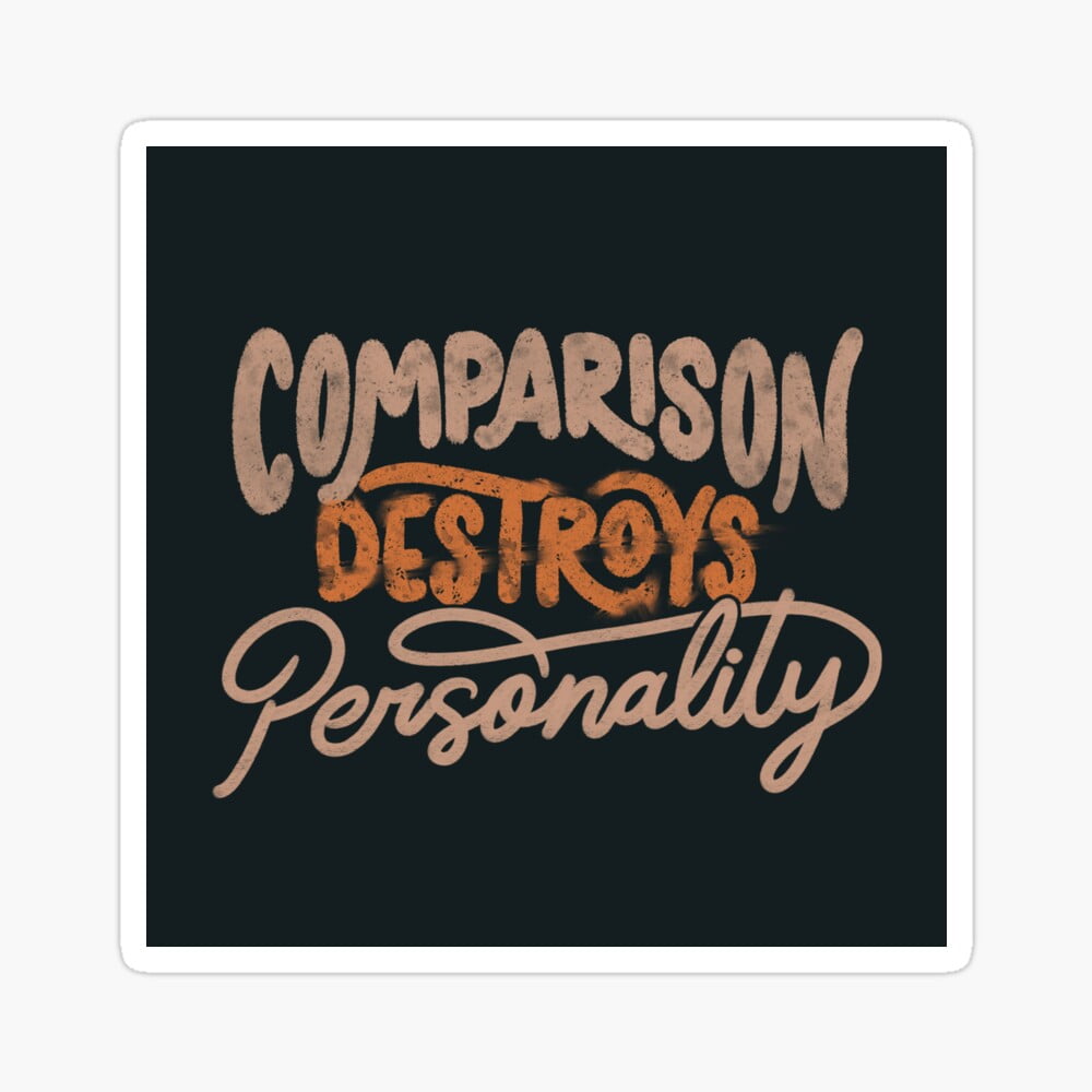 Kira .4106 Sticker - Comparison Destroys Personality - Hot Trending ...
