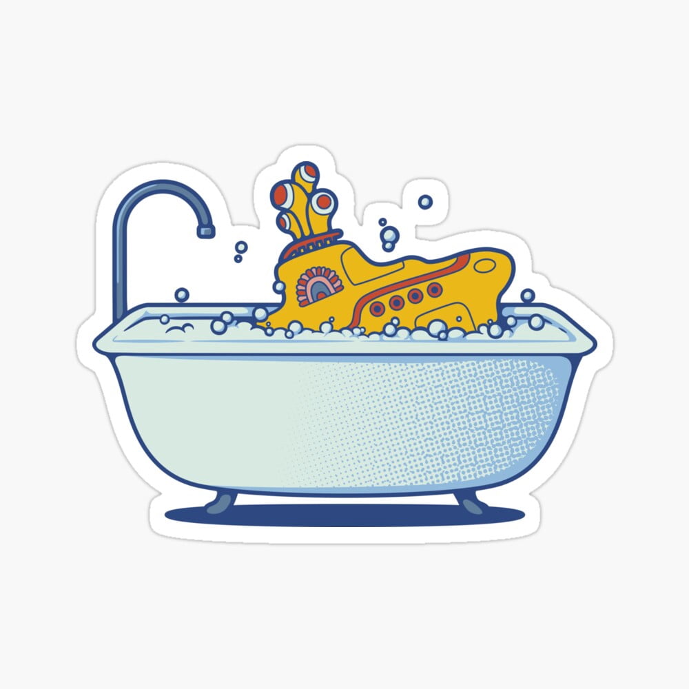 Kira .4297 Sticker - Bathtub Submarine - Hot Trending Vinyl Sticker ...