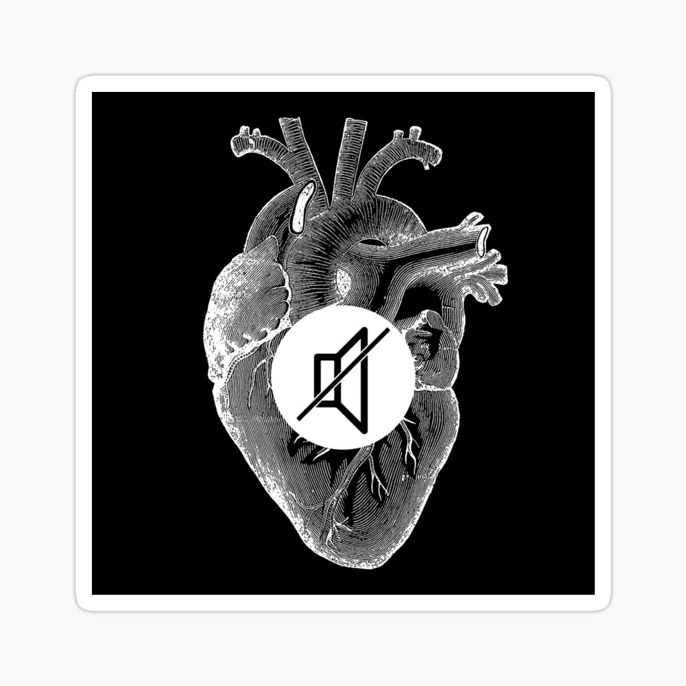 Kira .4329 Sticker - Muted Heart In Love Valentine'S - Hot Trending ...