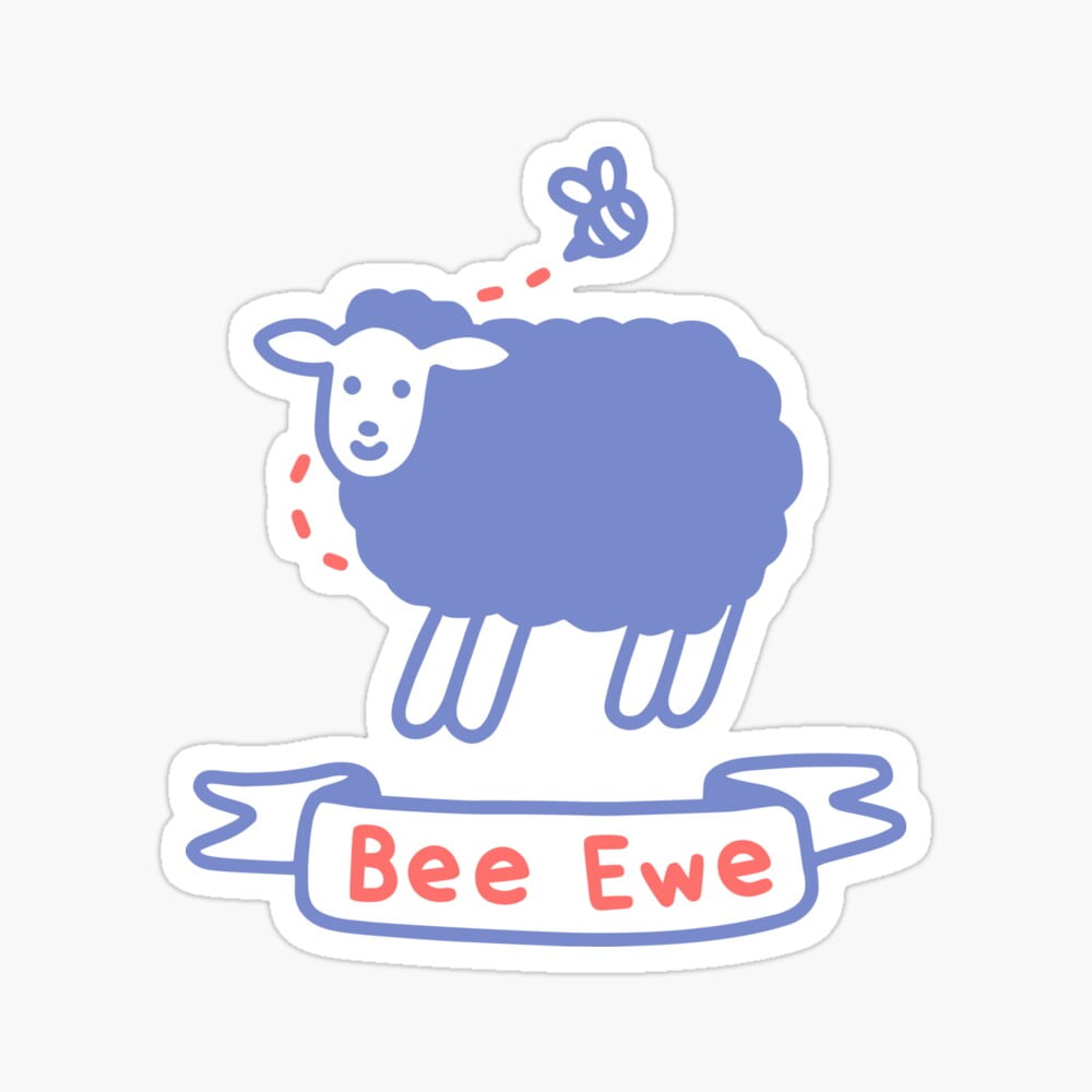 Kira .4532 Sticker - Bee Ewe - Hot Trending Vinyl Sticker - Walmart.com