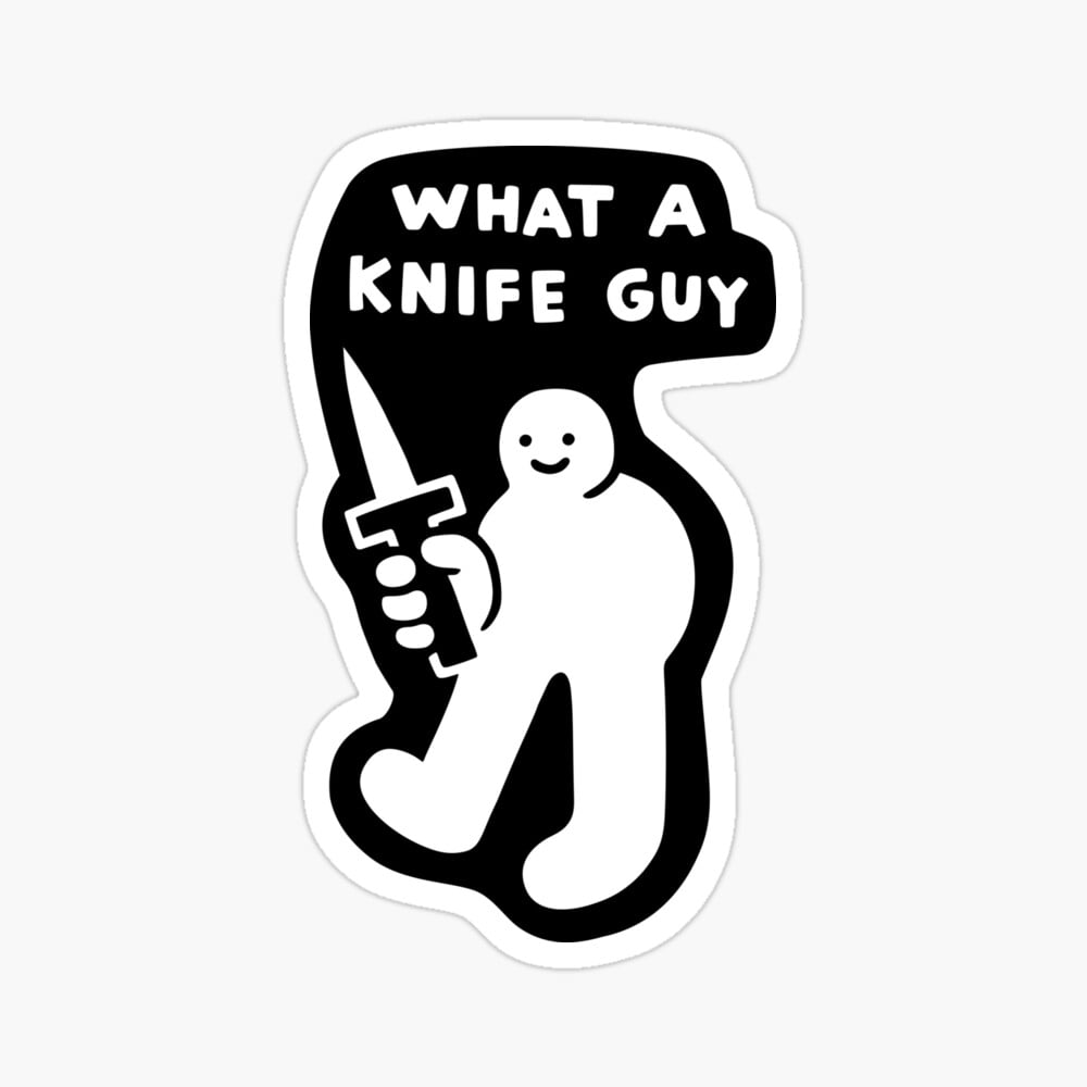 Kira .4634 Sticker - What A Knife Guy - Hot Trending Vinyl Sticker ...