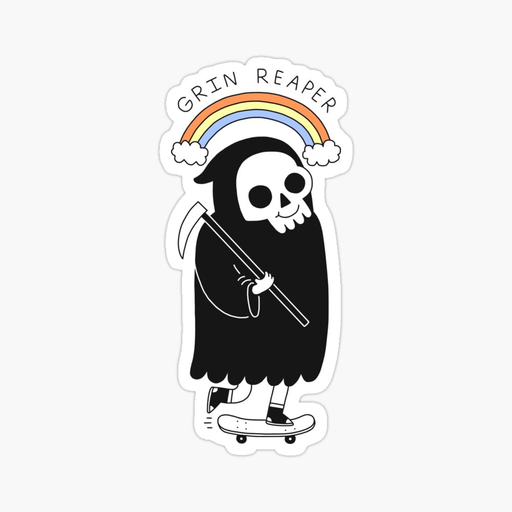 Kira .4780 Sticker - Grin Reaper - Hot Trending Vinyl Sticker - Walmart.com