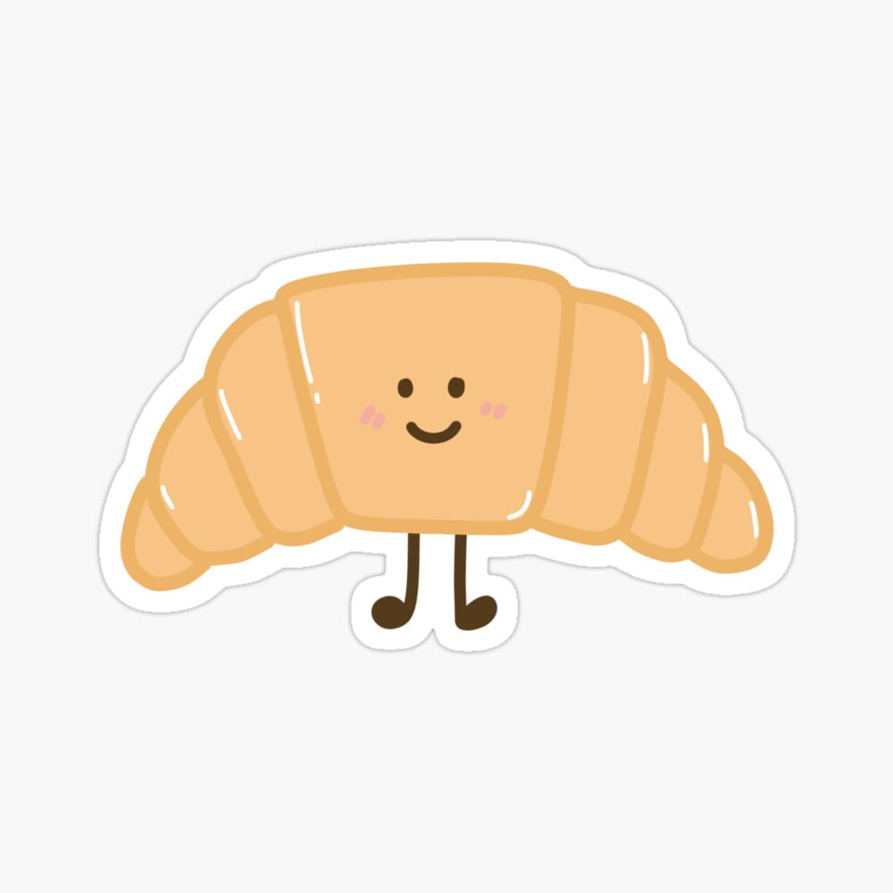 Kira .5065 Sticker - Cute Croissant - Hot Trending Vinyl Sticker ...