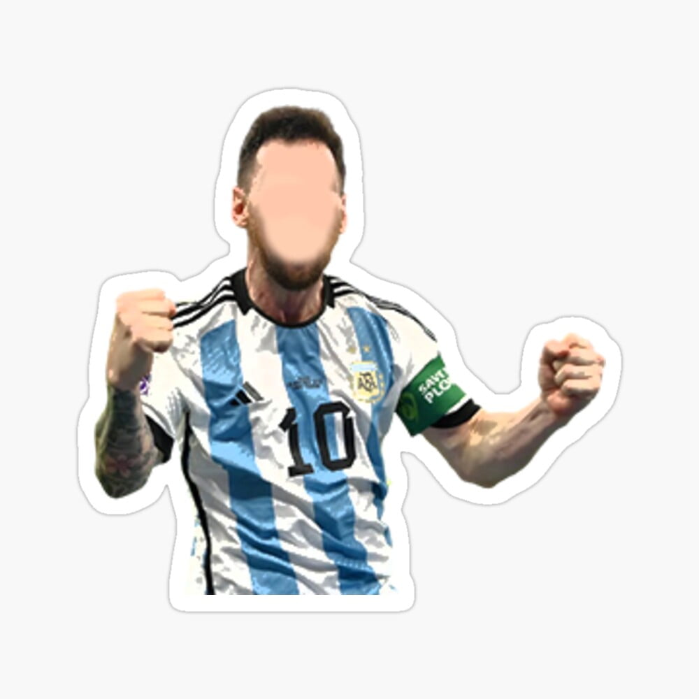 Kira .5118 Sticker - World Cup Soccer Football Lionel Messi Argentina ...