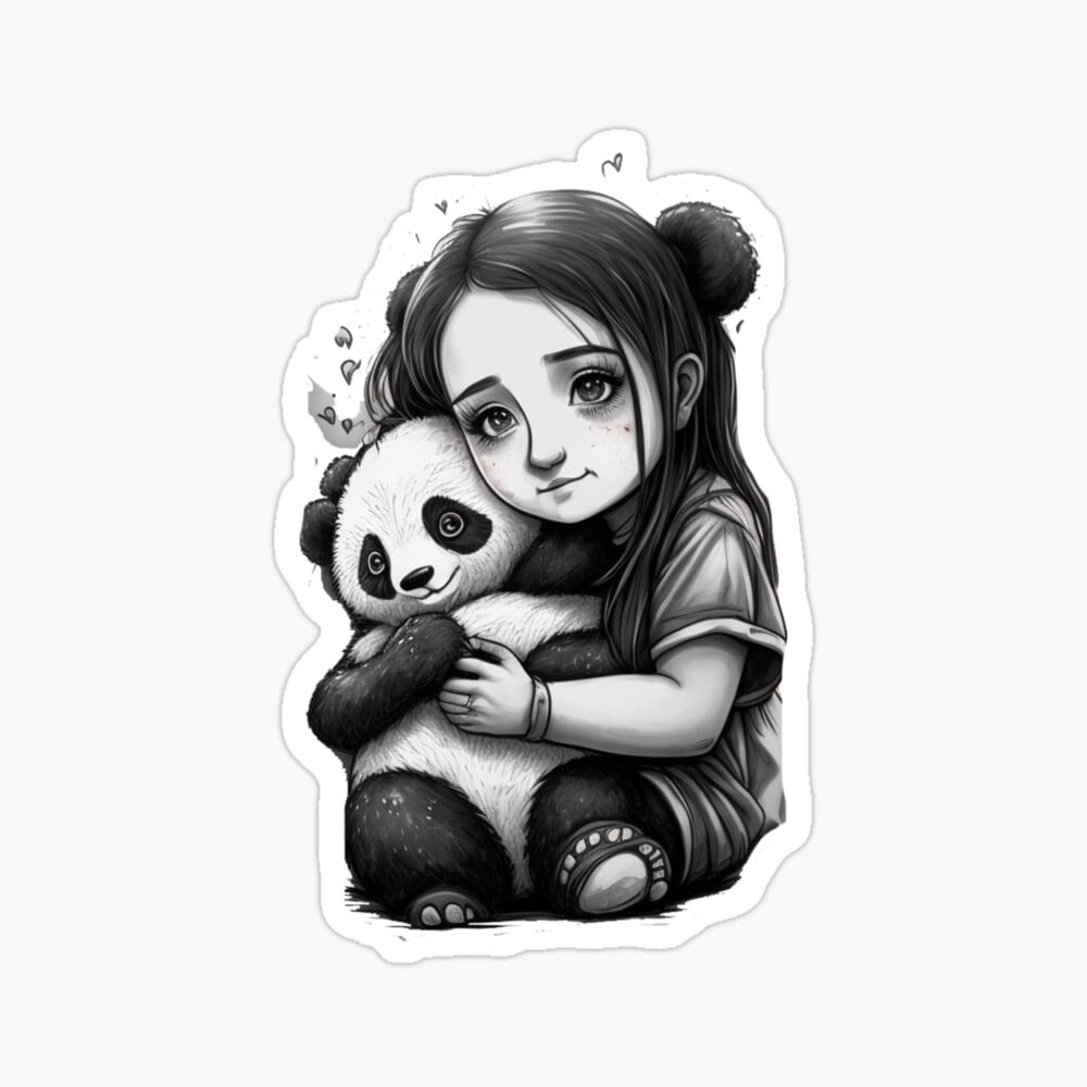 Kira .5189 Sticker - Just A Girl Who Loves Pandas - Hot Trending Vinyl ...