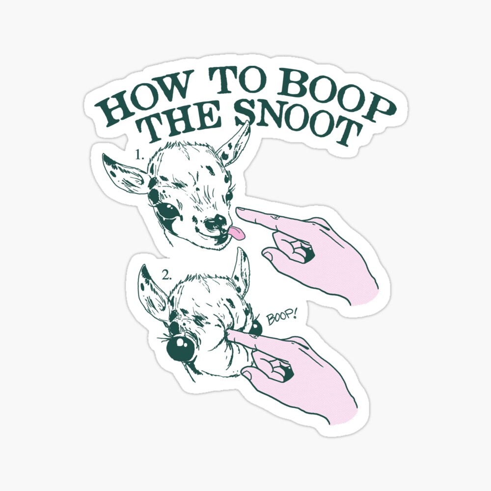 Kira .5771 Sticker - How To Boop The Snoot - Hot Trending Vinyl Sticker ...
