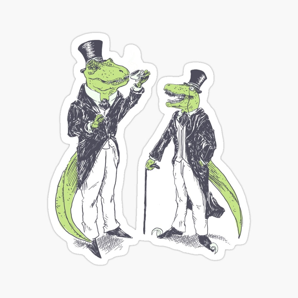 Kira .5779 Sticker - Tea Rex And Velo Sir Raptor - Hot Trending Vinyl ...