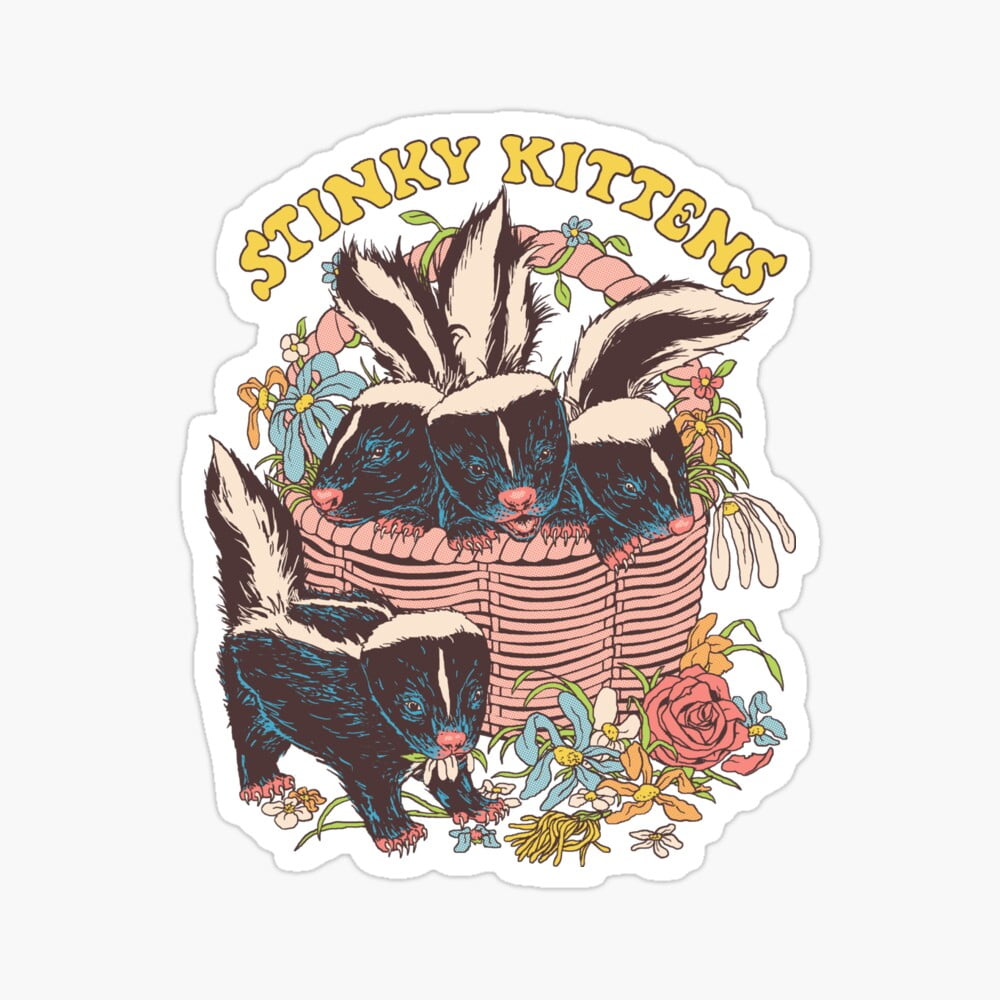Kira .5791 Sticker - Stinky Kittens - Hot Trending Vinyl Sticker ...