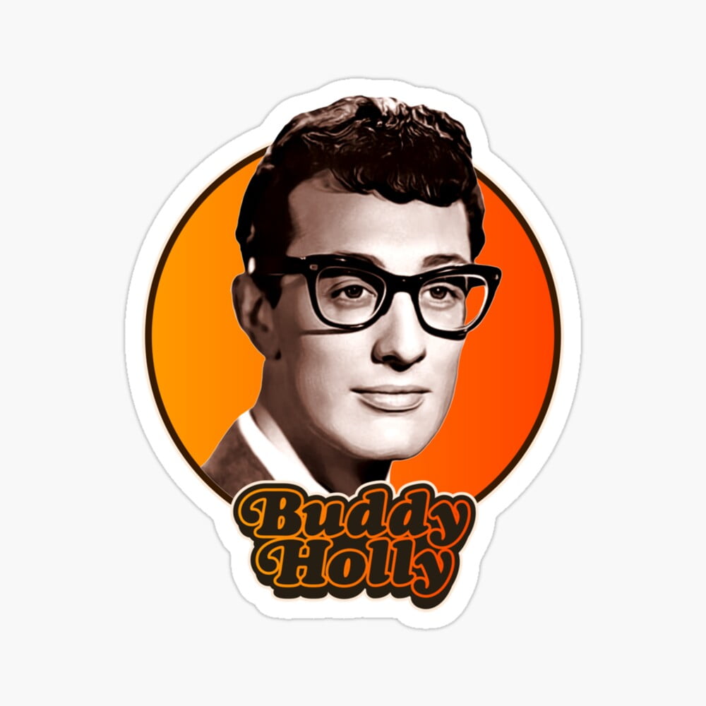 Kira .5826 Sticker - Buddy Holly - Hot Trending Vinyl Sticker - Walmart.com