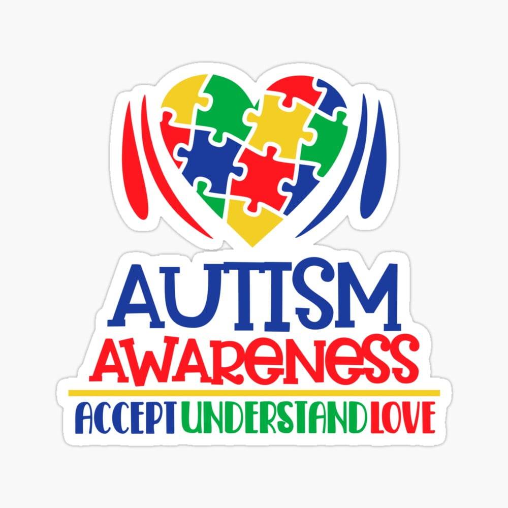 Kira .5908 Sticker - Autism Awareness Puzzle Ribbon Quote Spectrum ...