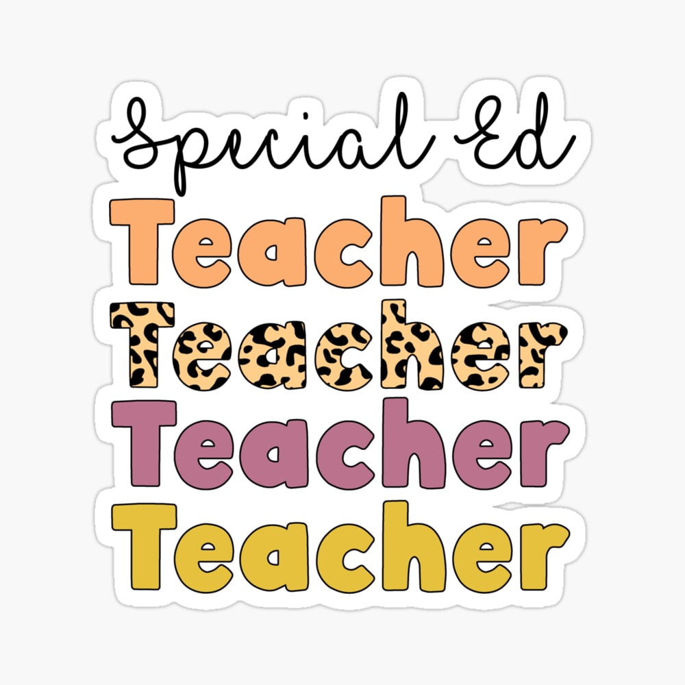 Kira .5949 Sticker - Special Ed Education Sped Teacher Teaching Work ...