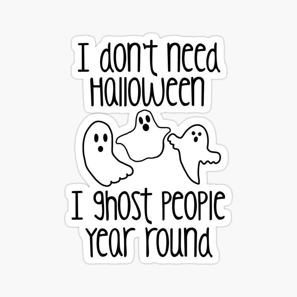 Kira .5950 Sticker - Halloween Scary October Spooky Quote Lover Horror ...