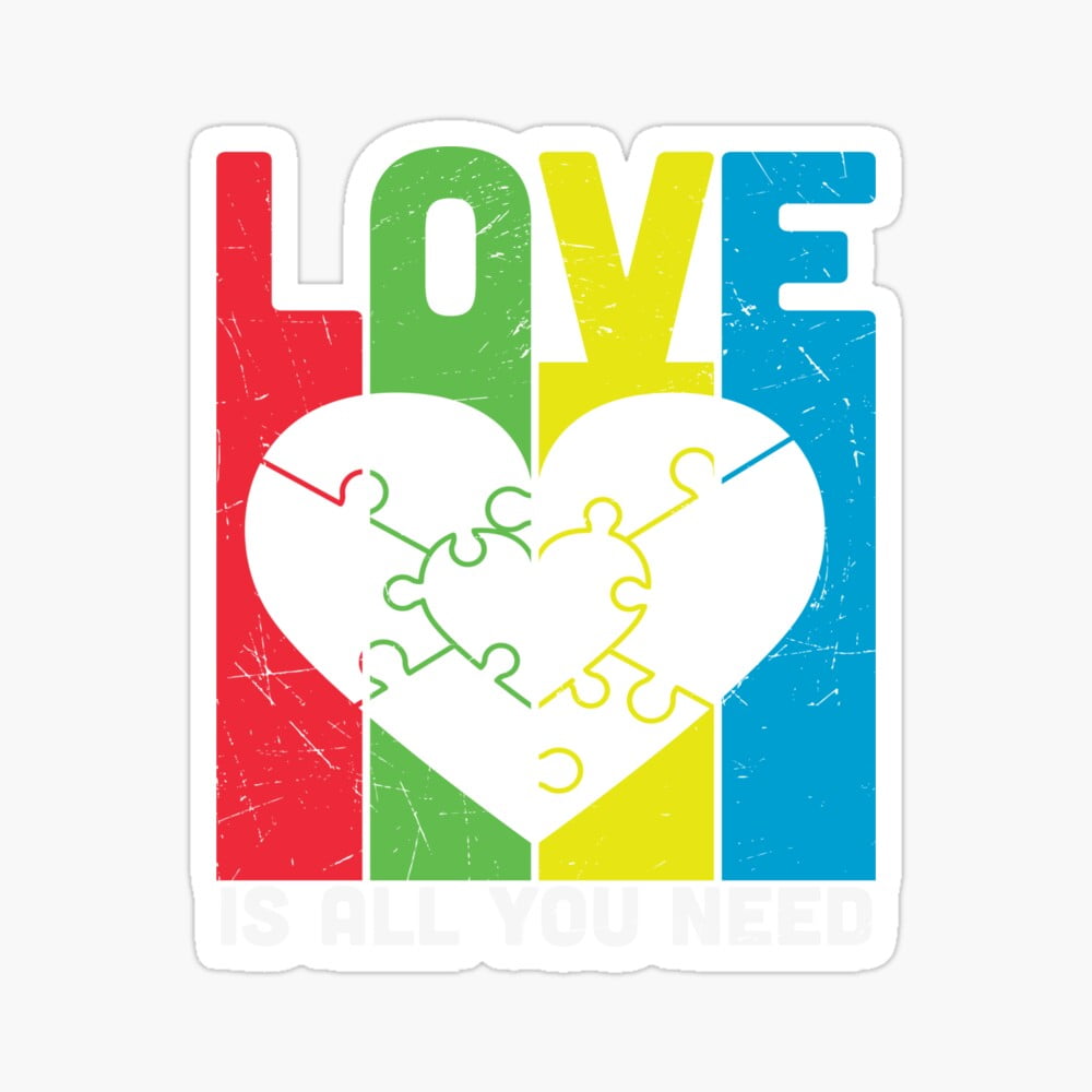 Kira .5956 Sticker - Autism Awareness Puzzle Ribbon Quote Spectrum ...