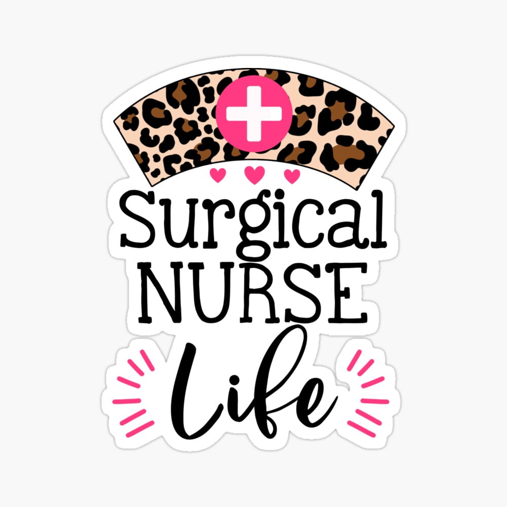 Kira .5990 Sticker - Surgical Nurse Nursing Gift Rn Medical Stethoscope ...