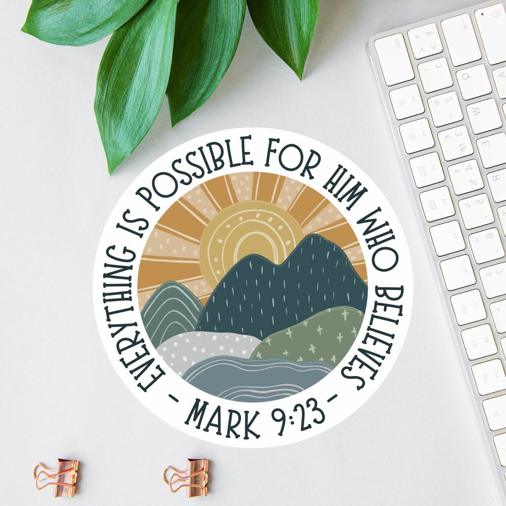Kira .602 Sticker - Everything Is Possible, Bible, Bible Journal ...