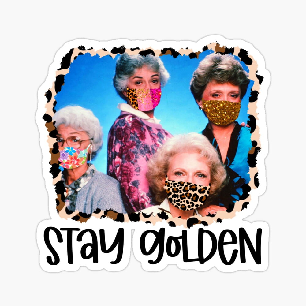 Kira .6029 Sticker - Golden Girls Mask Blanche Rose Dorothy Sophia ...