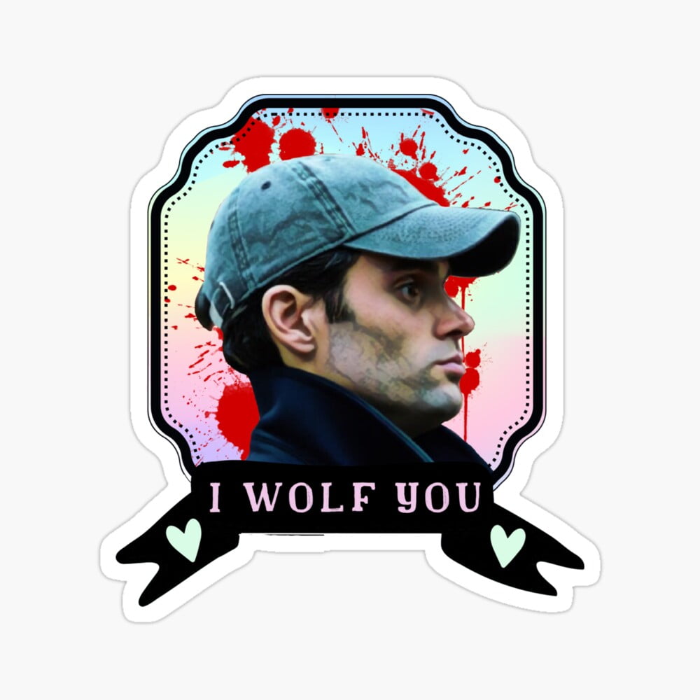 Kira .6046 Sticker - I Wolf You And Then I Met You Glass Box Joe ...