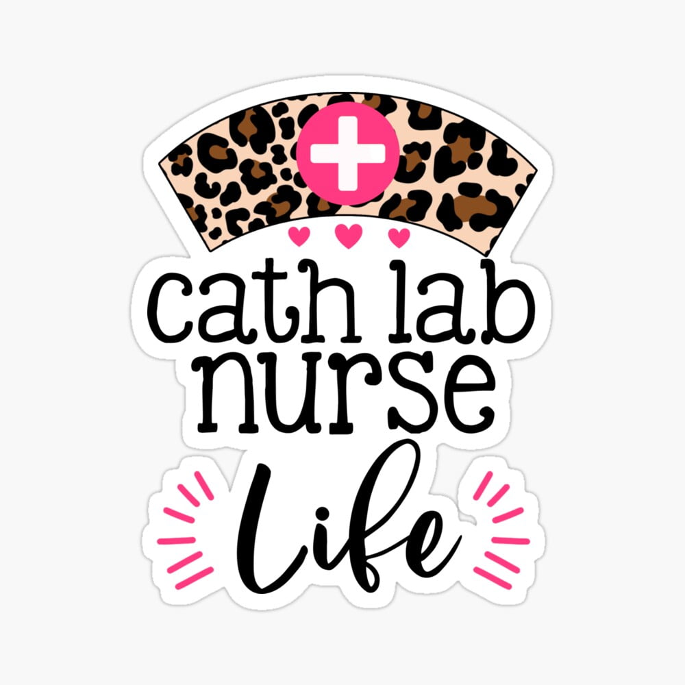 Kira .6084 Sticker - Cath Lab Nurse Nursing Gift Rn Medical Stethoscope ...