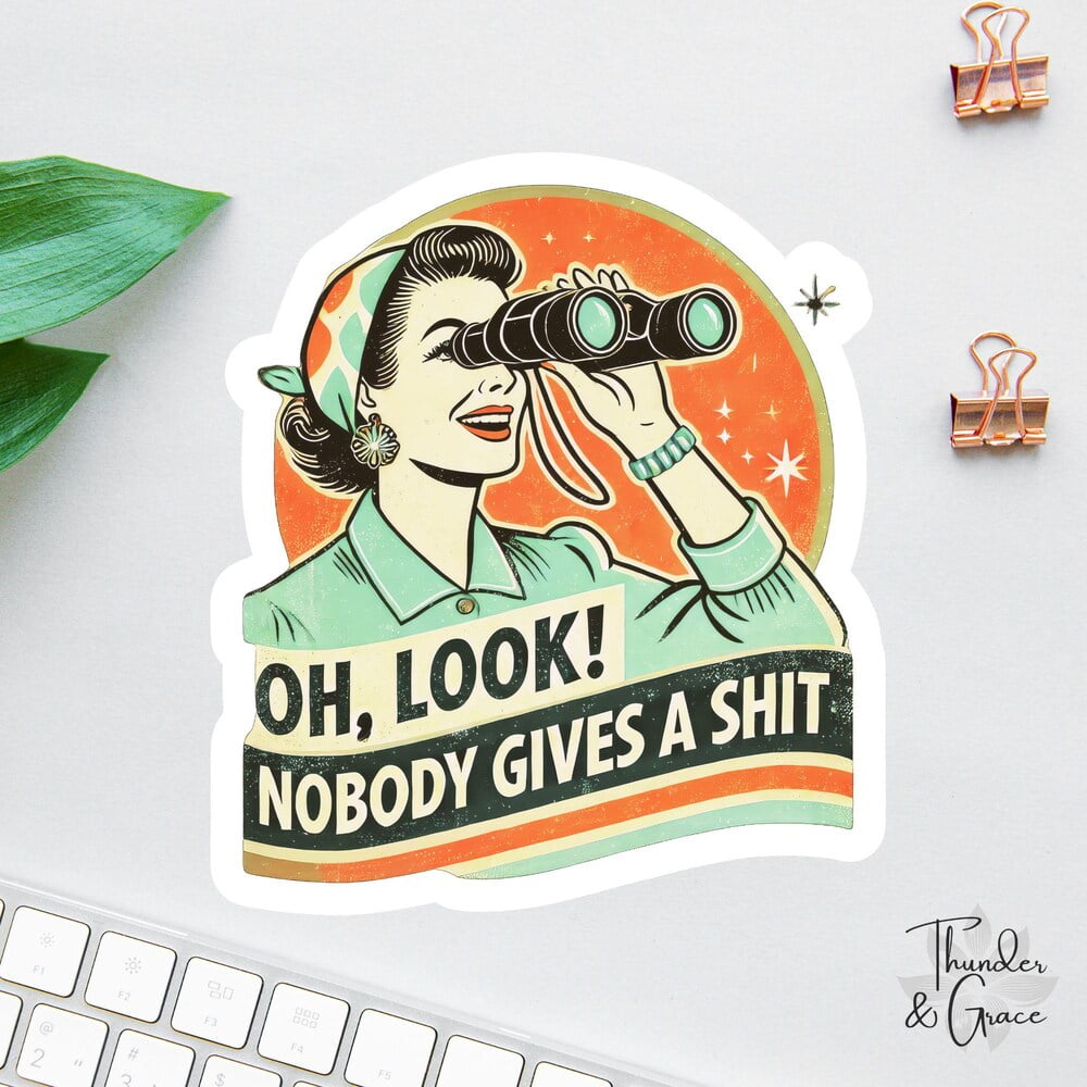 Kira .622 Sticker - Oh Look, Nobody Gives, Retro Sunset - Hot Trending ...