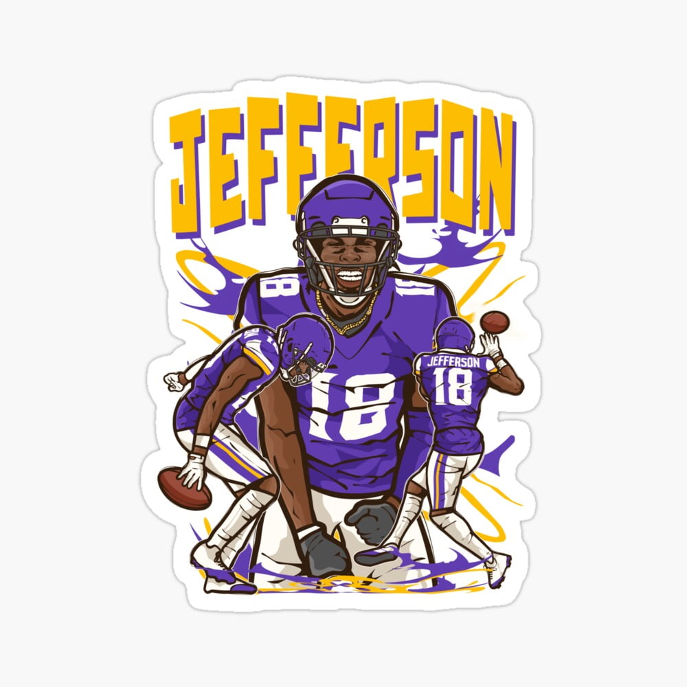 Kira .6234 Sticker - Justin Jefferson - Hot Trending Vinyl Sticker ...
