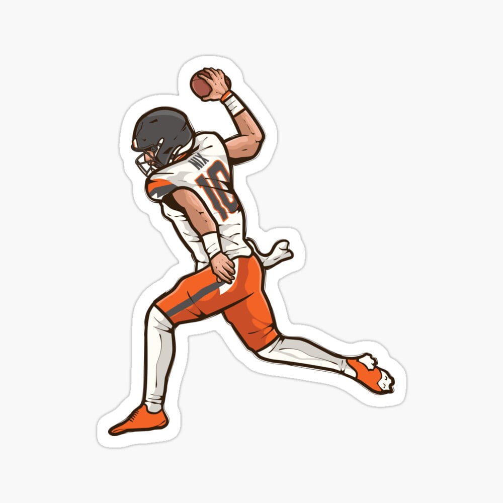 Kira .6436 Sticker - Bo Nix Spike - Hot Trending Vinyl Sticker ...