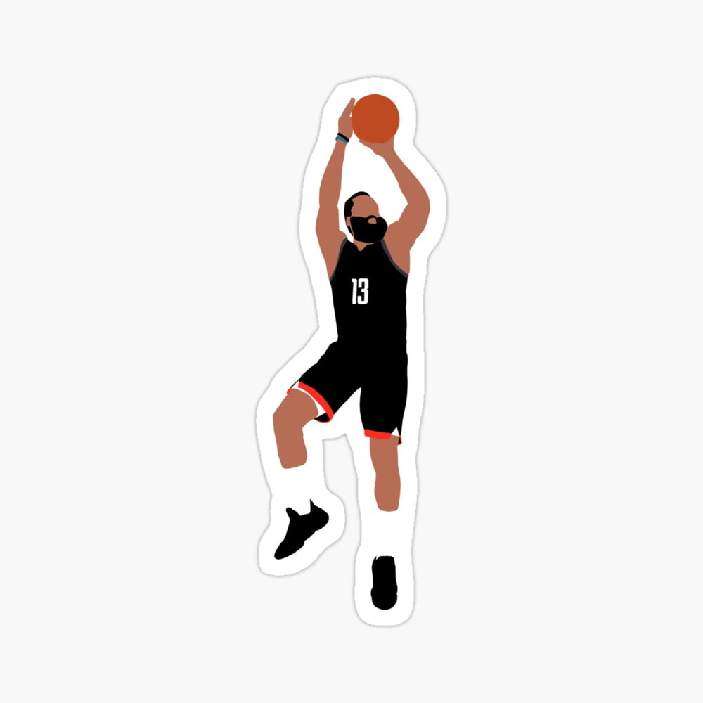 Kira .6563 Sticker - James Harden One Leg Three Pointer - Hot Trending ...