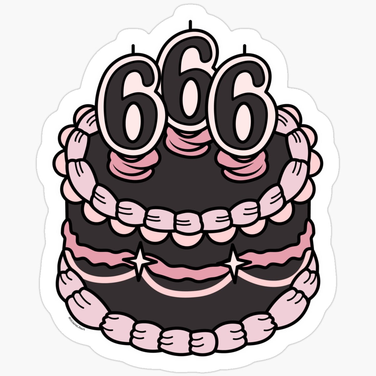 Kira 666 Sticker Waterproof Sticker for Water Bottles, Laptops ...