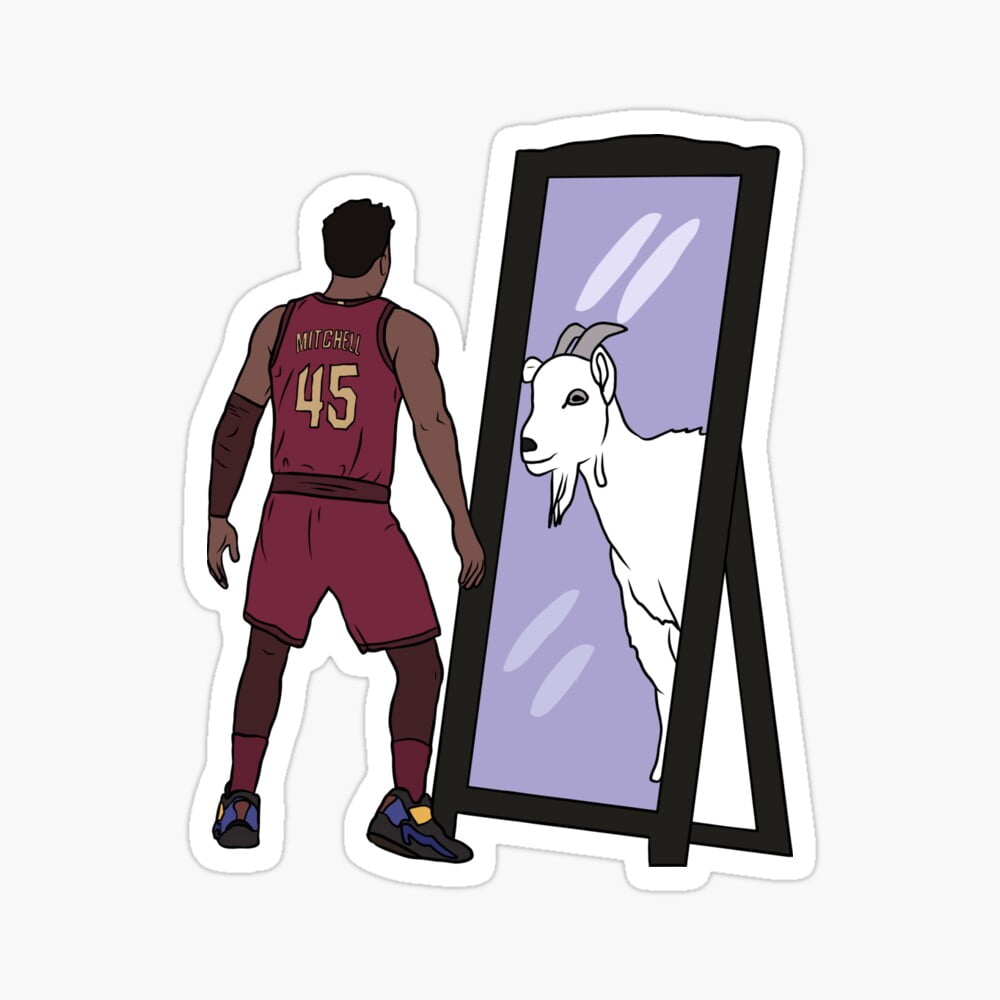 Kira .6677 Sticker - Donovan Mitchell Mirror Goat (Cleveland) - Hot ...