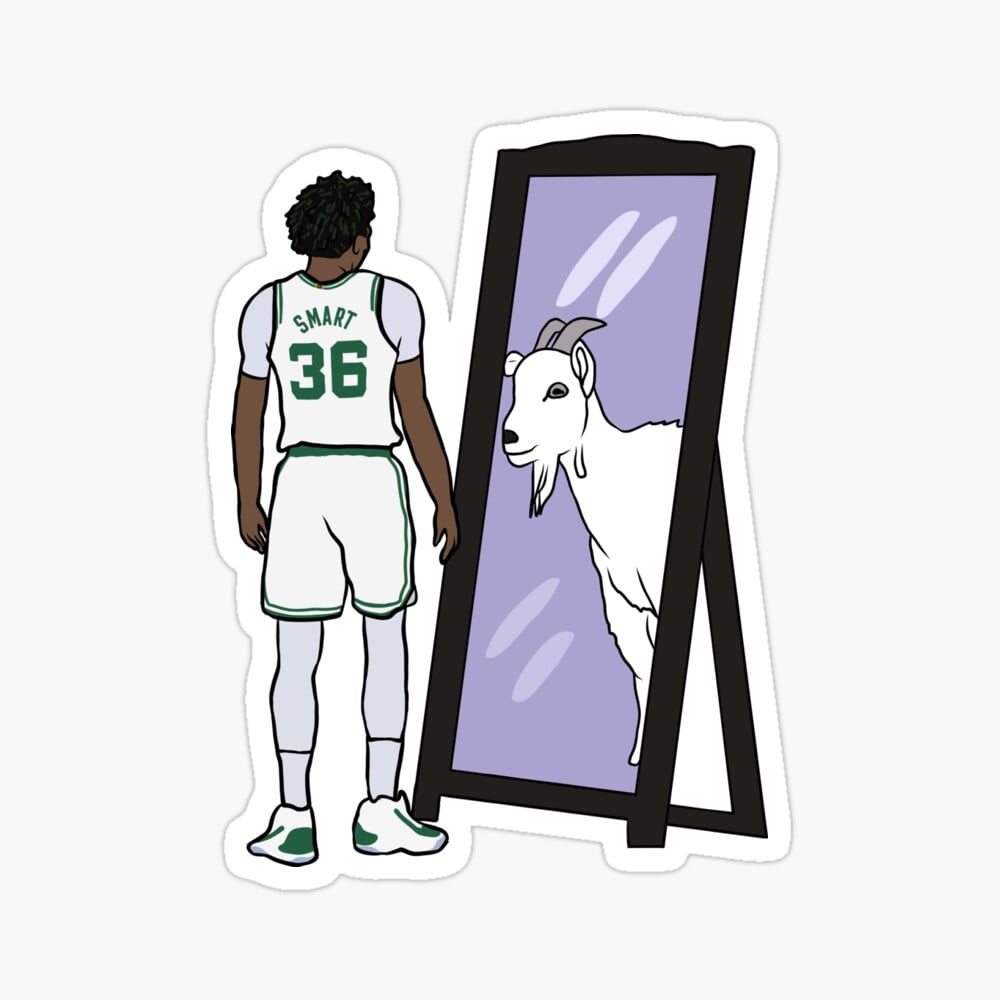 Kira .6839 Sticker - Marcus Smart Mirror Goat - Hot Trending Vinyl ...